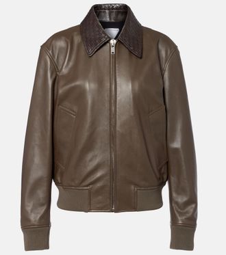 Bottega Veneta Veste en cuir Intrecciato