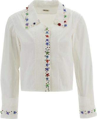 Bode Blouse Boutonn&eacute;e - Femme - Blouses et Chemises - Blanc - Taille: 40 FR