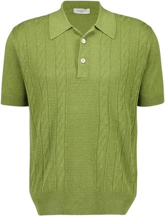 PIACENZA 1733 Piacenza 1733, Homme, Tops, Vert, Taille: XL Polo Chemises