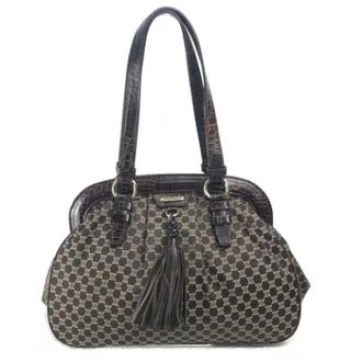 Celine Pre-owned Cuir sacs-ports-paule - Femme - Pre-owned - Brun - Taille: ONE Size