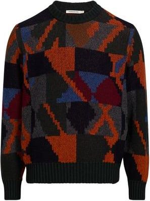 Thinking Mu Pull col rond imprim&eacute; en laine