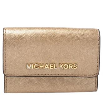 Michael Kors Pre-owned Leder Portemonnaies - - Pre-owned - Damen - Grau - ONE SIZE