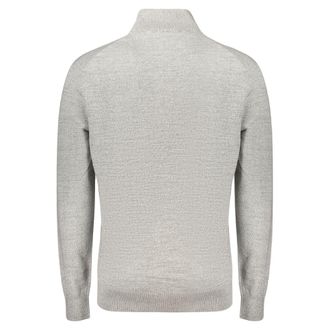 Timberland Half-Zip Cotton Sweater - Gray