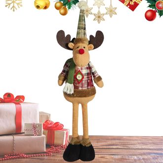 Generic Weihnachtsmann, Weihnachtsdekoration, Weihnachten Stehend mit ausziehbaren Beinen - Standfigur, Weihnachtswohndekor f&uuml;r Kamin, Schlafzimmer