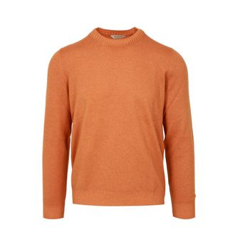 Gran Sasso Rundhals-Pullover - - Knitwear - Herren - Orange - 3XL