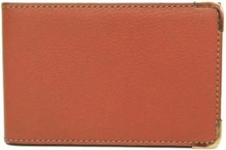 Delvaux unisex, Pre-owned, Brun, Taille: ONE Size Portefeuille en cuir Pre-owned