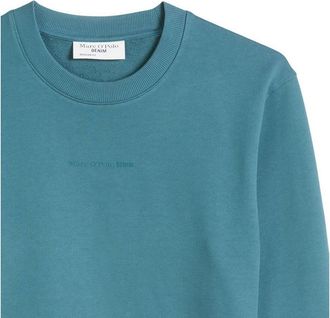 Marc O'Polo Denim Sweatshirt Herren Sweatshirt 1er Pack Baumwolle Crew Neck, Print, Reg Fit (Packung, 1er Pack)
