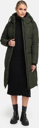 Marikoo Winterjacke Michikoo Extra langer Schnitt mit seitlichen Belüftungsöffnungen