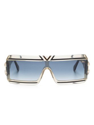 Cazal lunettes de soleil à monture rectangulaire - Or