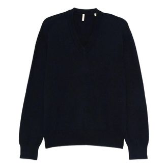 Sunflower Moon Merino Knit - - Knitwear - Herren - Blau - 2XL