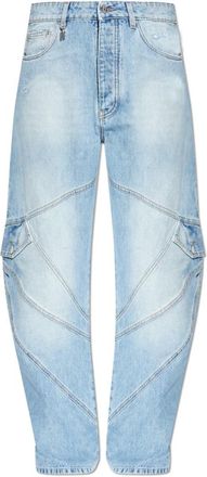 Amiri Femme, Jeans, Bleu, Taille: W29 Paneled Jean