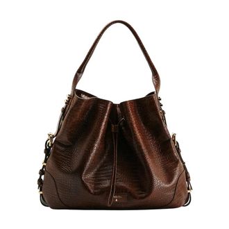Patrizia Pepe Croco G&uuml;rteltasche - - Bags - Damen - Braun - ONE SIZE