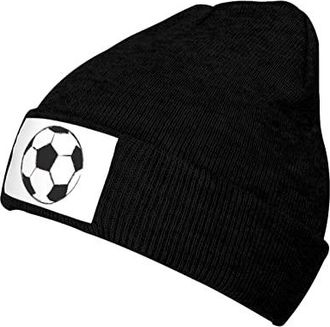 Generic Revers Bonnet Football Souple Knit Beanie Doux Chapeau pour Sports Ski