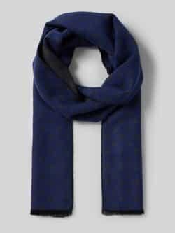 Christian Berg Schal aus Viskose mit Fransen