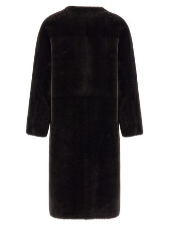BLANCHA Lamb Fur Coat - Brown