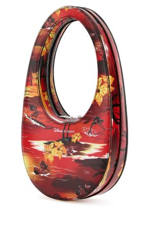 Coperni Womens Printed Synthetic Leather Disney X Coperni Mini Tropical Swipe Handbag Printredtropical Borse A Mano