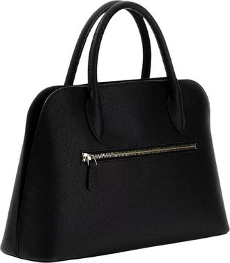 Guess Femme, Sacs, Noir, Taille: ONE Size Sac &agrave; main Patsie Logo