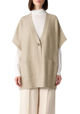 Comma Poncho-Cape mit Knopfverschluss