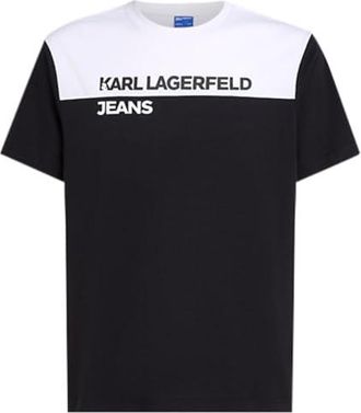 Karl Lagerfeld Homme T-Shirt À Manches Courtes Coupe Régulière, Multicolore, XL