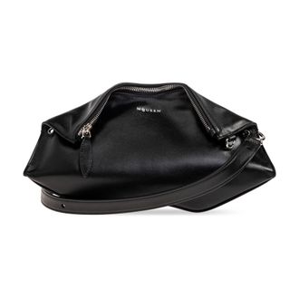 Alexander McQueen Manta Clutch - - Bags - Damen - Schwarzk - ONE SIZE