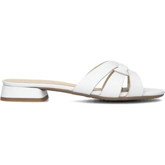 Lina Locchi Wei&szlig;e Leder Knoten Hausschuhe - - Shoes - Damen - Wei&szlig; - 41 EU