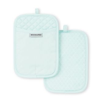 KitchenAid Asteroid Topflappen, 2er-Pack, Mineralwasser, 17,8 x 25,4 cm