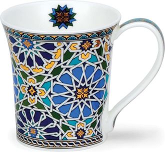 Dunoon Jura Tasse aus feinem Knochenporzellan, 0,21 l, Sheikh verziert mit 22 Karat Gold