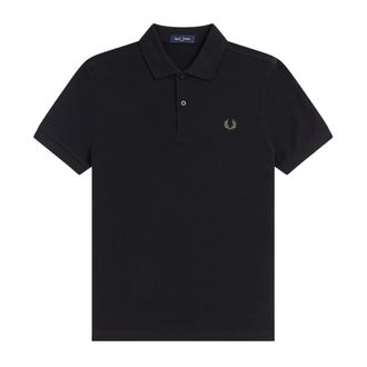 Fred Perry Homme, Tops, Noir, Taille: L Polo Chemises