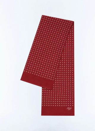 Fursac Foulard en soie &agrave; motif - Taille Unique - Homme