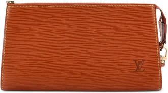 Louis Vuitton Pochette Accessoires Epi Leather clutch bag - Marron