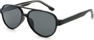 Generic Lunettes De Soleil De Conduite &Agrave; Monture Large For Hommes, Femmes, Trajets Domicile-travail, Photographie De Rue, Vacances(Black)