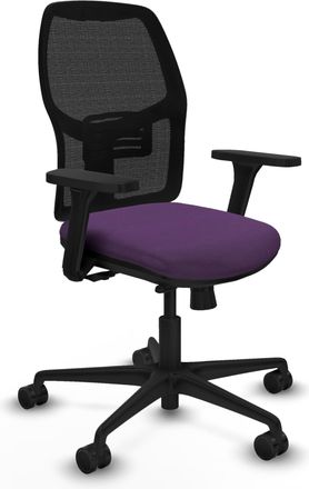 Piqueras y Crespo Alfera Verwaltungsstuhl mit 3D-Armen, h&ouml;henverstellbare Lendenwirbelst&uuml;tze, ausgestattet mit Syncro/Traslack und Schneideschaum, mit Rollen von 65 mm,