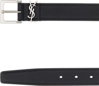 Saint Laurent Nero Cinture Belt