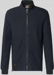 Camel Active Sweatjacke mit Stehkragen und Rei&szlig;verschluss