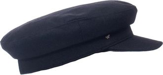 Max Mara Femme, Accessoires, Noir, Taille: 57 CM Berretto Piatto