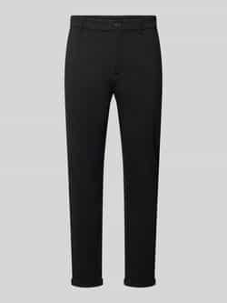 Lindbergh Slim Fit Hose mit Viskose-Anteil in verk&uuml;rzter Passform