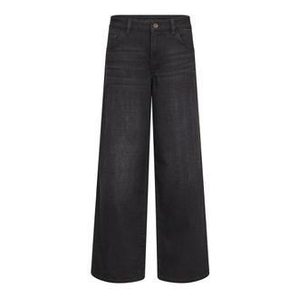 Mos Mosh Wide Jeans - - Jeans - Damen - Schwarzk - W27