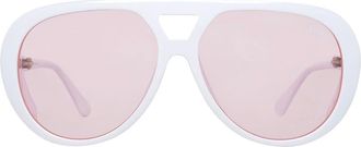 Victoria's Secret Femme, Accessoires, Blanc, Taille: ONE Size Pk0013-5925T Lunettes de soleil