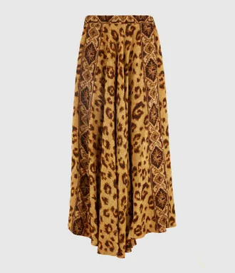 Mes Demoiselles... Jupe Lino Leopard