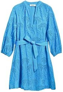 Desigual Femme 25swvw09 Robe Décontractée, Bleu, XL EU