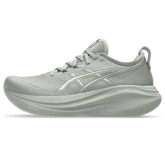 Asics Mens Gel-Nimbus 27 Running Shoe, Seal Grey/Lake Grey, 46.5 EU