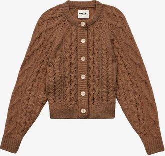 Isabel Marant Cardigan Yara - Femme - Bronze - Taille 34 - Marant &Eacute;toile