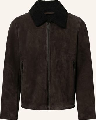 Strellson Lederjacke braun