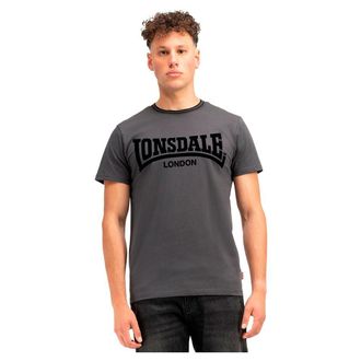 Lonsdale Herren T-Shirt Normale Passform POTTERNEWTON Anthracite/Black XXL