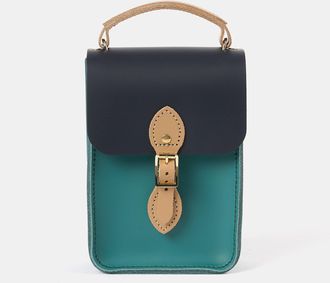 The Cambridge Satchel Company The Mini Binocular Bag - North Sea, Navy & Iced Coffee