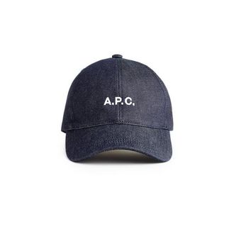 A.P.C. Casquette Charlie en coton denim