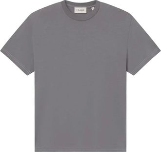 Frame Denim Homme, Tops, Gris, Taille: S Light Cotton Tee