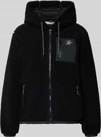 Tommy Hilfiger Regular Fit Teddy- / Webpelzjacke mit Logo-Stitching
