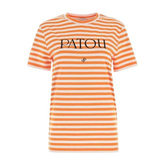 Patou Gestreiftes Baumwoll-T-Shirt - - Tops - Damen - Mehrfarbig - S