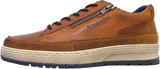 Bugatti Homme Revel Chaussures en Dentelle, Cognac, 44 EU